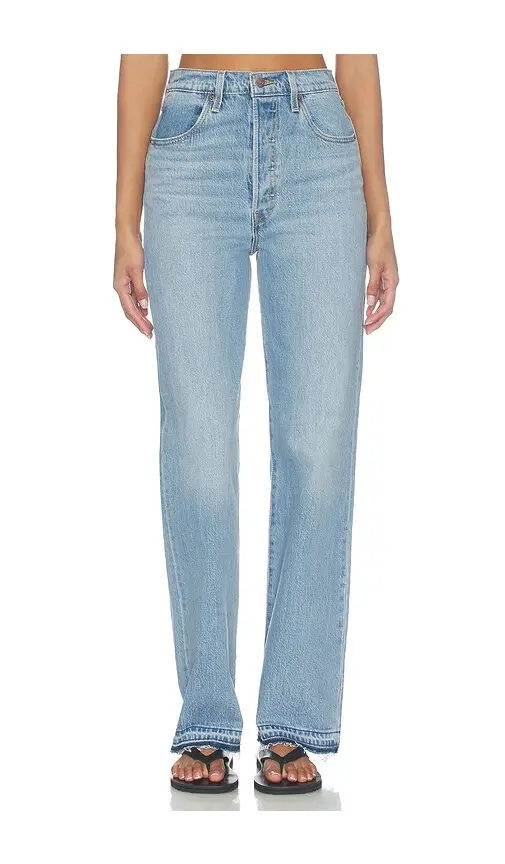 LEVI'S Ribcage Full Length Recrafted Jeans In Blue - Just One Please