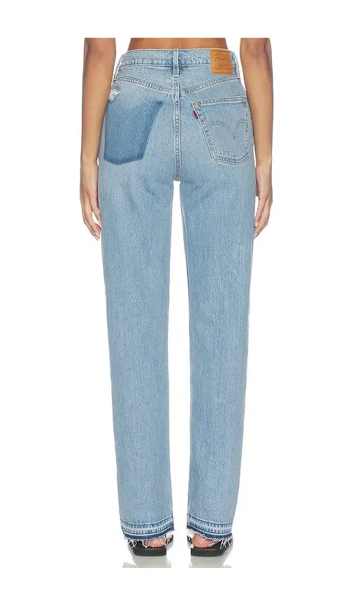 LEVI'S Ribcage Full Length Recrafted Jeans In Blue