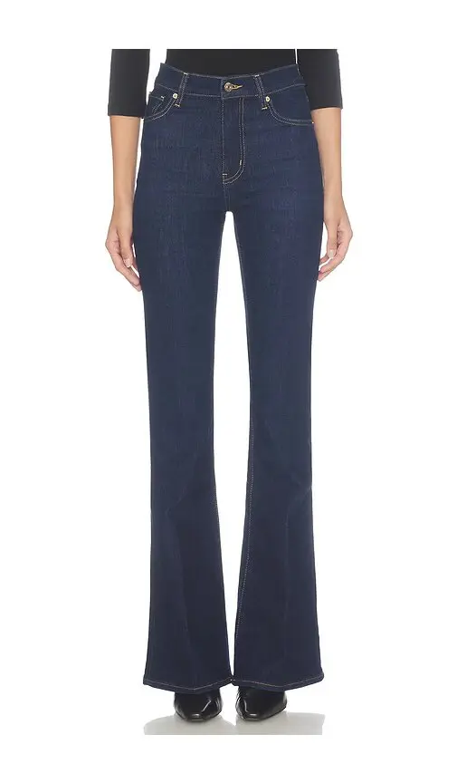 FRAME The Flare Jeans In Blue - Fairway