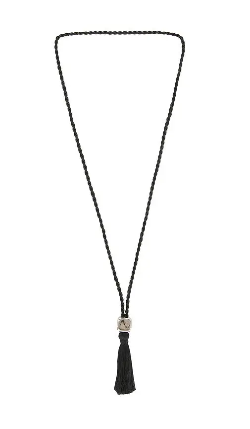 FRASIER STERLING After Hours Tassle Necklace - Black