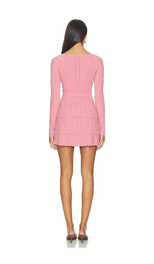 LoveShackFancy Lunelle Dress In Pink