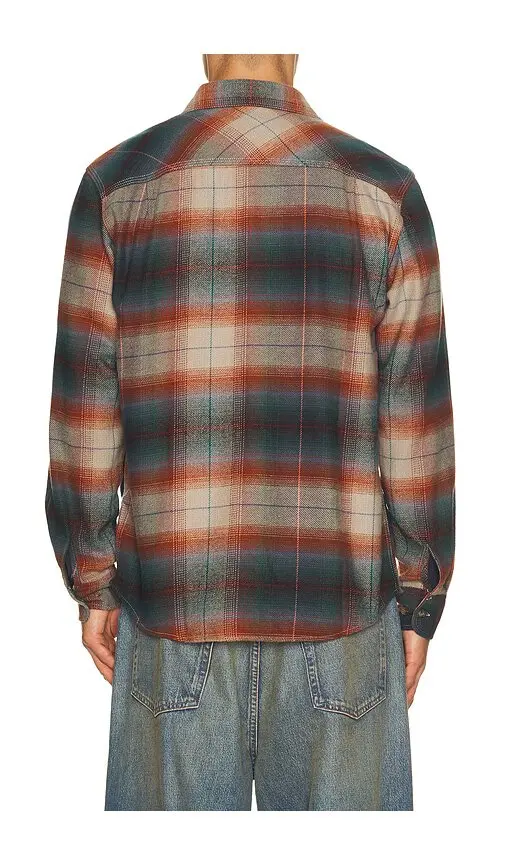 Brixton Bowery Flannel Shirt In Multi