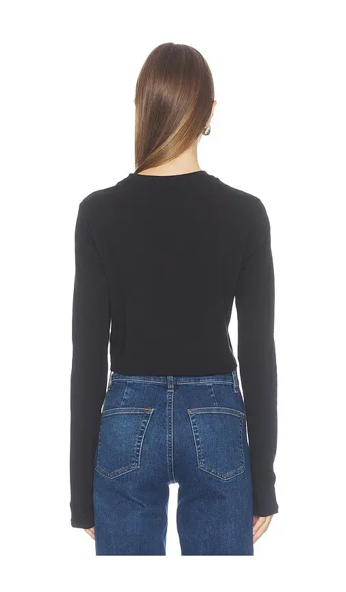 FAVORITE DAUGHTER The Laura Crop Top Long Sleeve