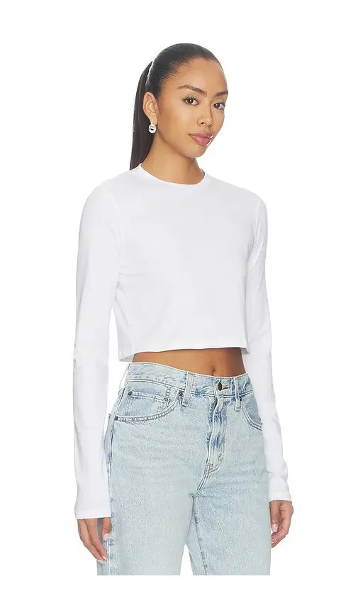 FAVORITE DAUGHTER The Laura Crop Top Long Sleeve