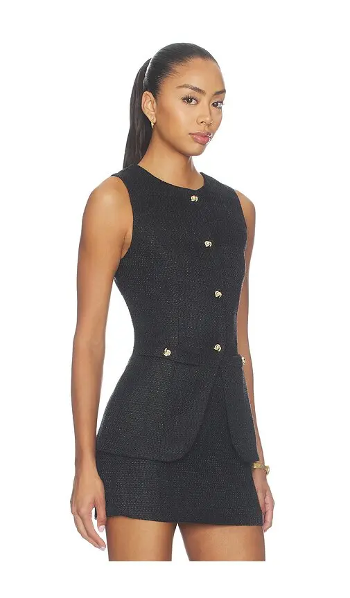 MORE TO COME Francesca Vest - Black