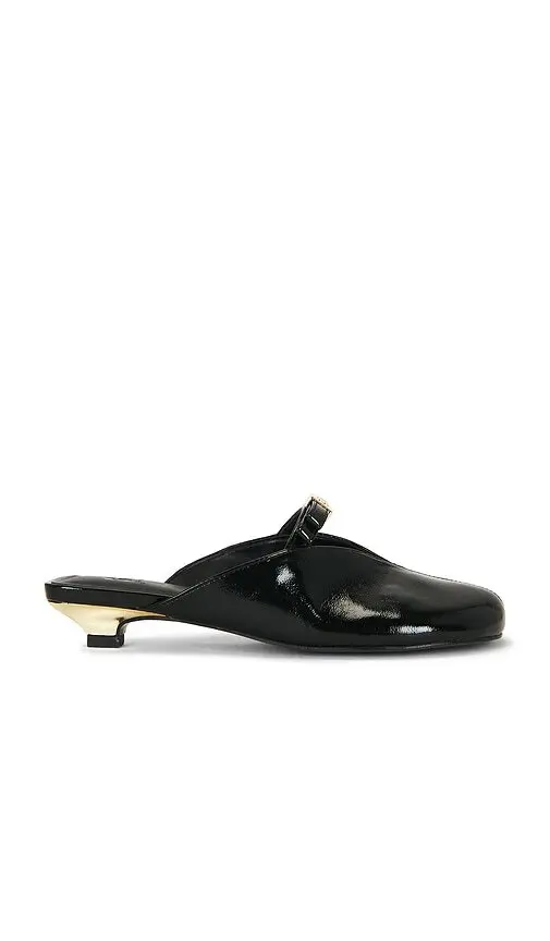 GANNI Sue Bow Kitten Heel Deep Shine