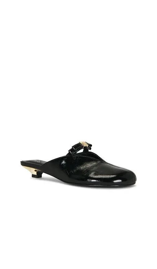 GANNI Sue Bow Kitten Heel Deep Shine