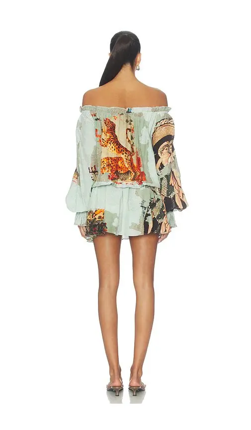 MUMA WORLD Bastet Yasmine Mini Dress In Multi