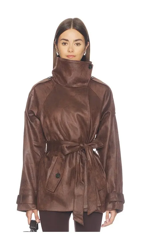 NIA William Jacket In Chocolate