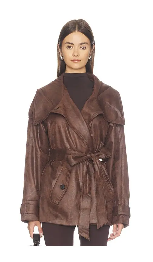 NIA William Jacket In Chocolate