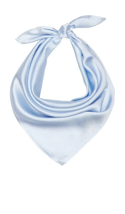 Donni. X The Silk Scarf In Baby Blue - Cloud