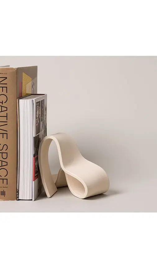 SIN Fettu Bookends Set Of 2 In Cream