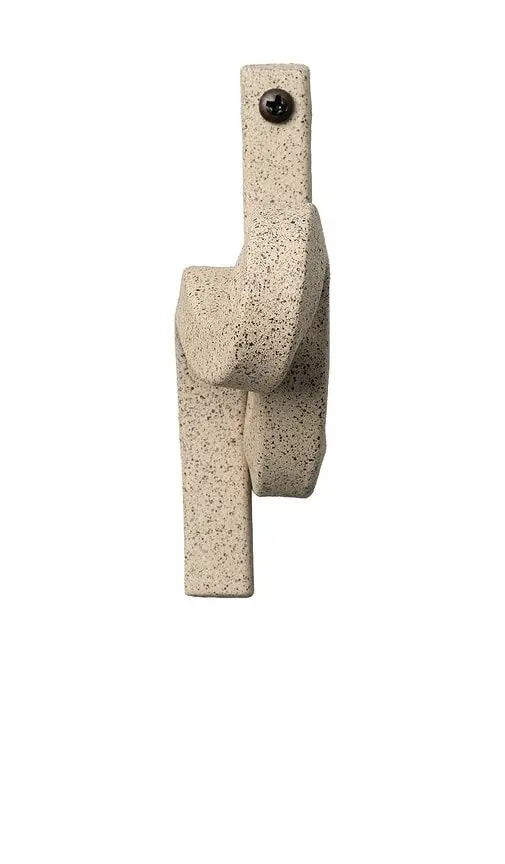 SIN For Everything Wall Hook In Ivory - Sand