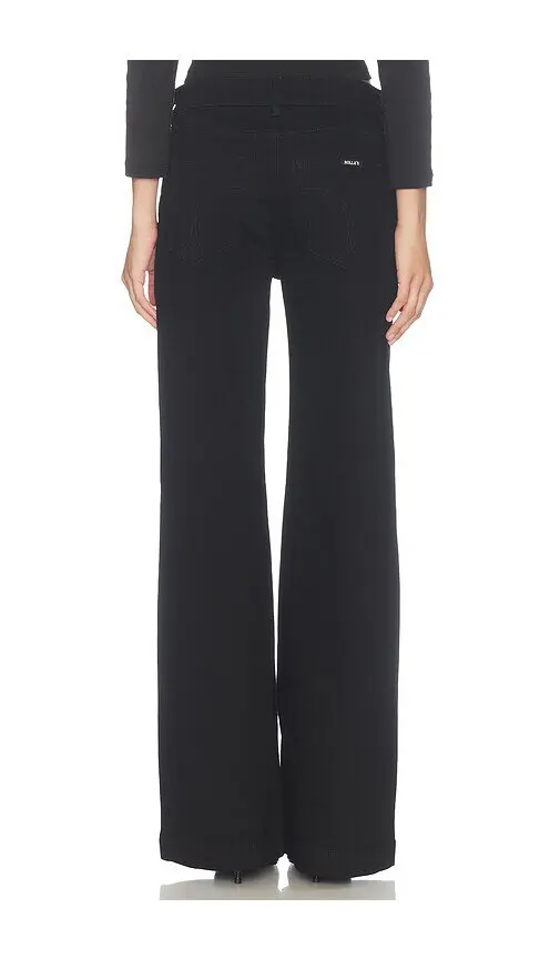 Rolla's Jane Aline Flare Jeans In Black