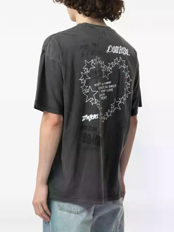 DOMREBEL Treats Teddy-bear Candy-print T-shirt