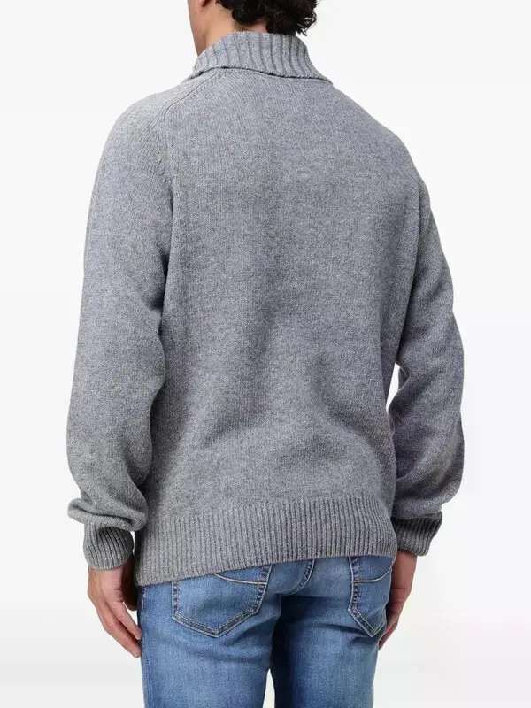 SEBAGO Ribbed Shawl-collar Sweater