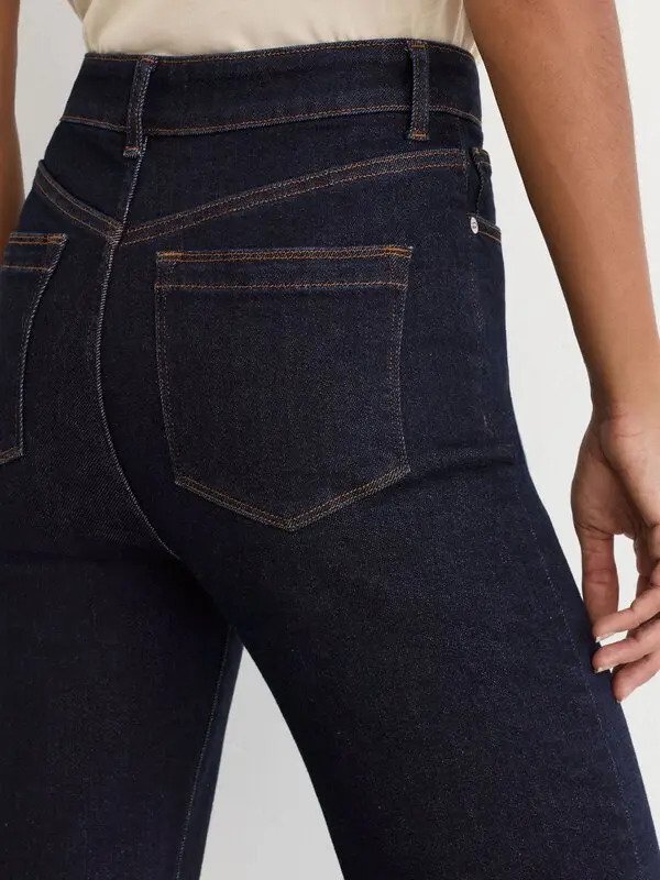 REISS Andi Petite High-rise Bootcut Jeans