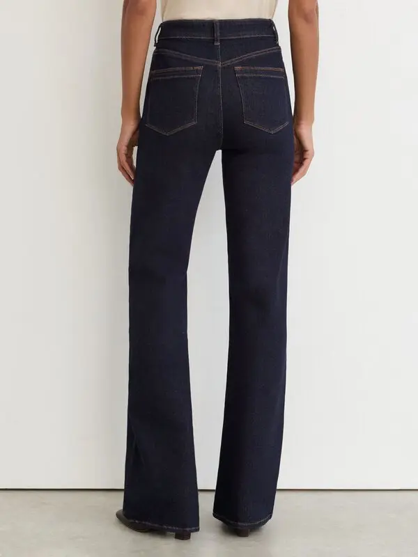 REISS Andi Petite High-rise Bootcut Jeans