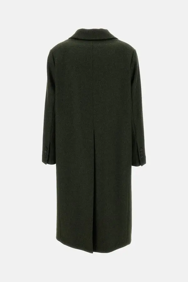 SCHNEIDERS Bella Cappotto Lungo Loden - Verde