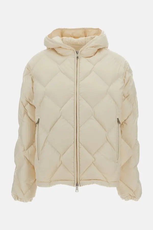 Moncler Piumino Corto Arvouinne - Bianco