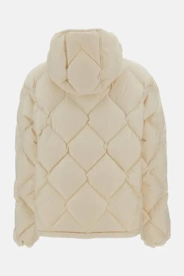 Moncler Piumino Corto Arvouinne - Bianco