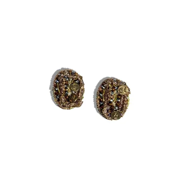 SIMITRI Gold / Silver Gilded Coin Earrings