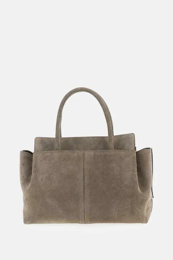 TOD'S Borsa Shopping Piccola In Pelle Scamosciata