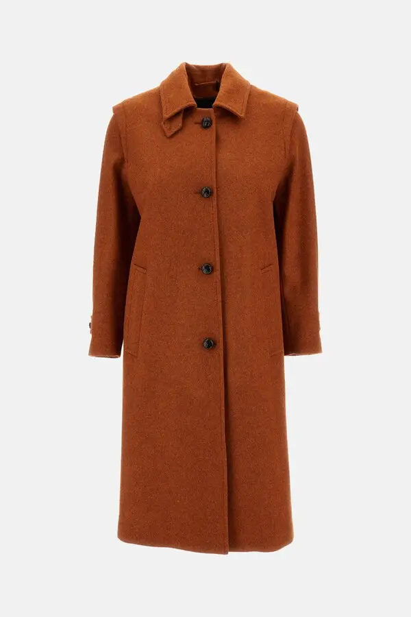 SCHNEIDERS Lena Cappotto Loden Lungo - Orange