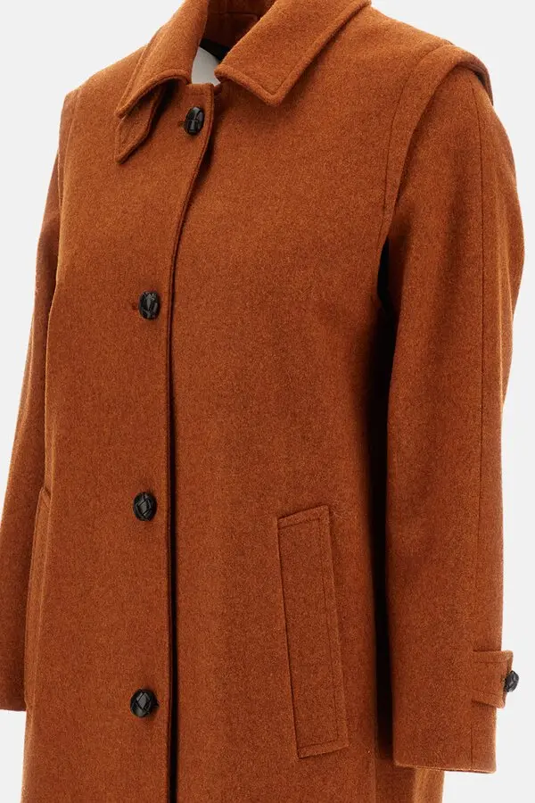 SCHNEIDERS Lena Cappotto Loden Lungo - Orange