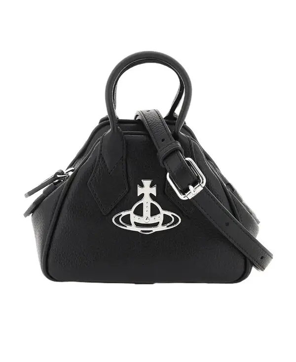 VIVIENNE WESTWOOD Yasmine Logo Plaque Tote Bag