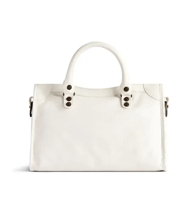 Balenciaga Le City Small Top Handle Bag - White