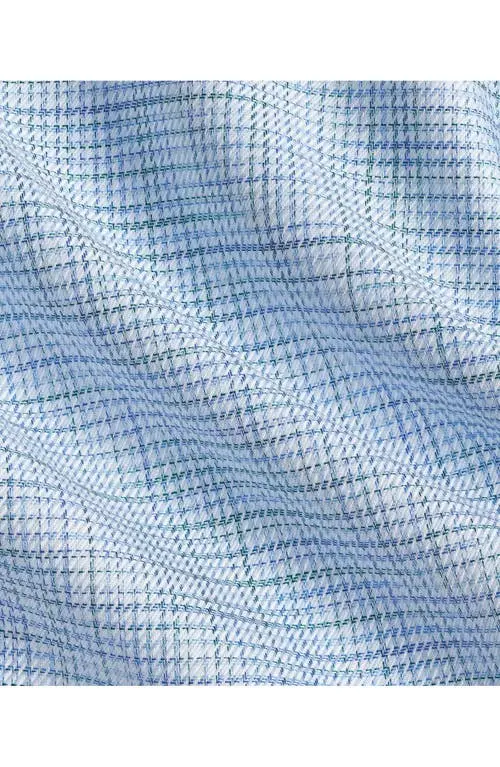 David Donahue Regular Fit Check Dress Shirt