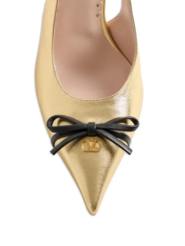 Valentino Garavani Bepointy Vlogo Bow Slingback Pumps