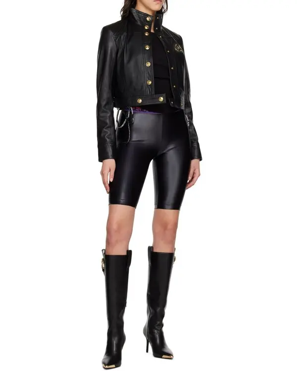 Versace Logo-waist Cycling Shorts