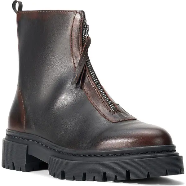 Staud Miles Leather Ankle Boot