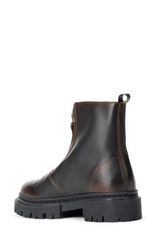 Staud Miles Leather Ankle Boot