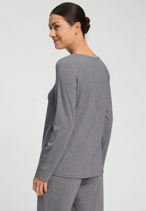 Hanro Natural Elegance Relaxed Round Neck Top