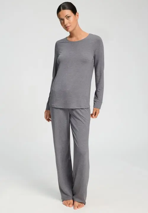 Hanro Natural Elegance Relaxed Round Neck Top