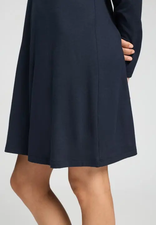 Hanro Sleep And Lounge Tencel And Cotton Nightgown - Deep Navy