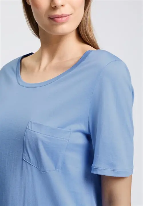 Hanro Cotton Deluxe Round Neck Cotton Nightgown