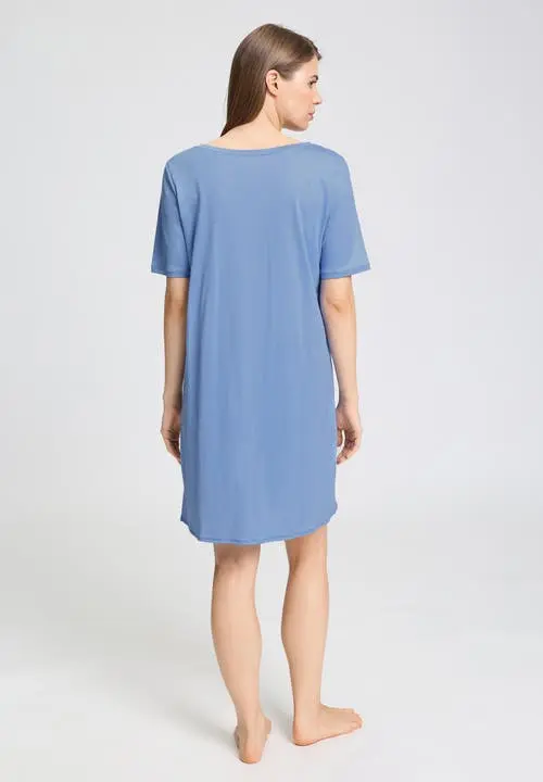 Hanro Cotton Deluxe Round Neck Cotton Nightgown