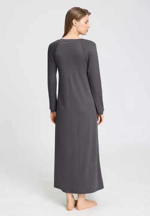 Hanro Pure Essence V-neck Cotton Nightgown