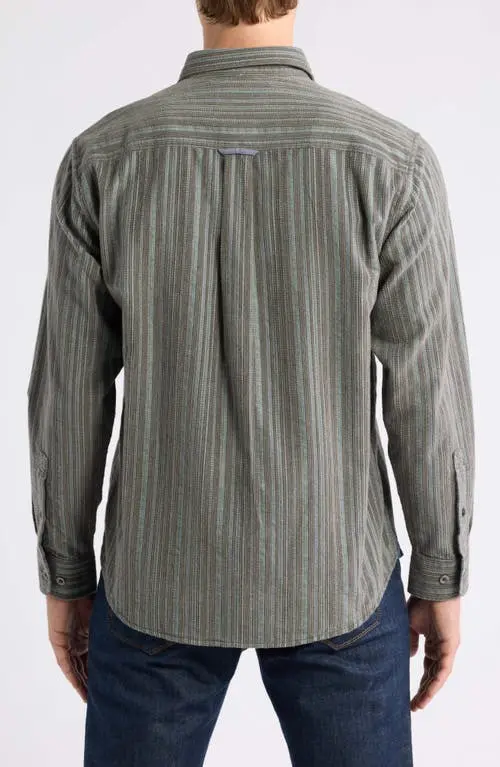 Tommy Bahama Coastline Cord Montecito Stripe Cotton Corduroy Button-up Shirt - Tea Leaf