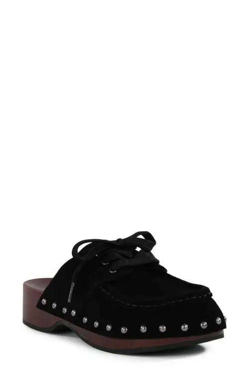 Seychelles Soak It In Leather Clog - Black