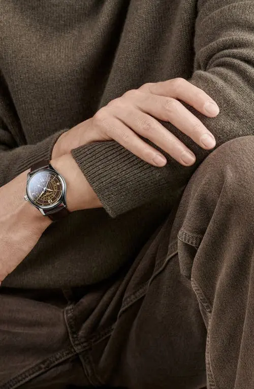 FREDERIQUE CONSTANT Runabout Gmt Automatic Leather Strap Watch