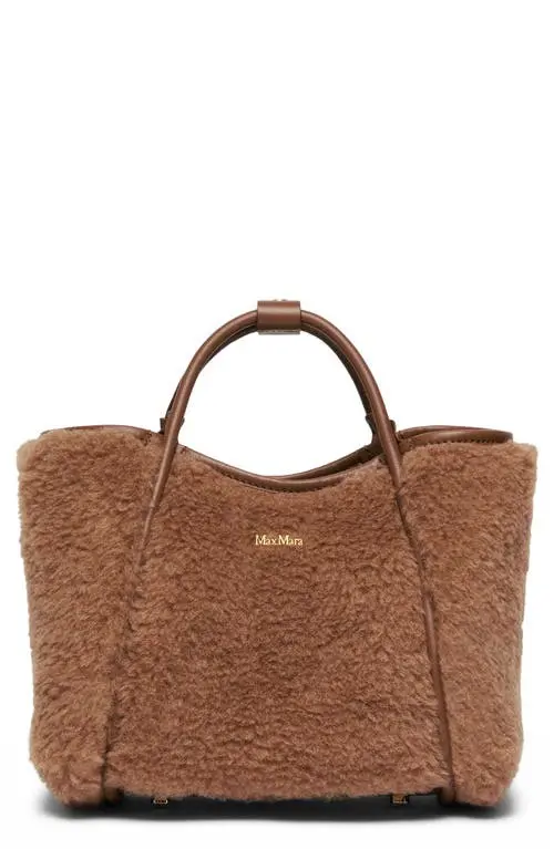 Max Mara Xs Marine Hair & Silk Tote
