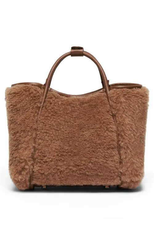 Max Mara Xs Marine Hair & Silk Tote