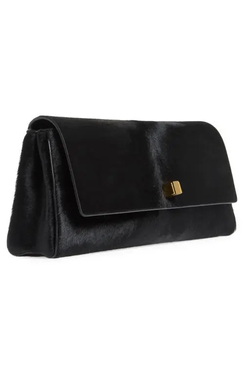 Khaite Audrey Calf Hair Clutch
