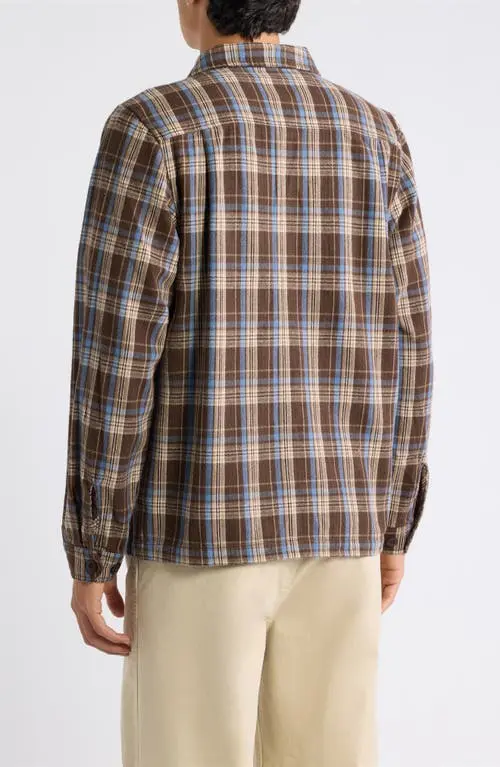 RHYTHM Alex Check Long Sleeve Button Up Shirt