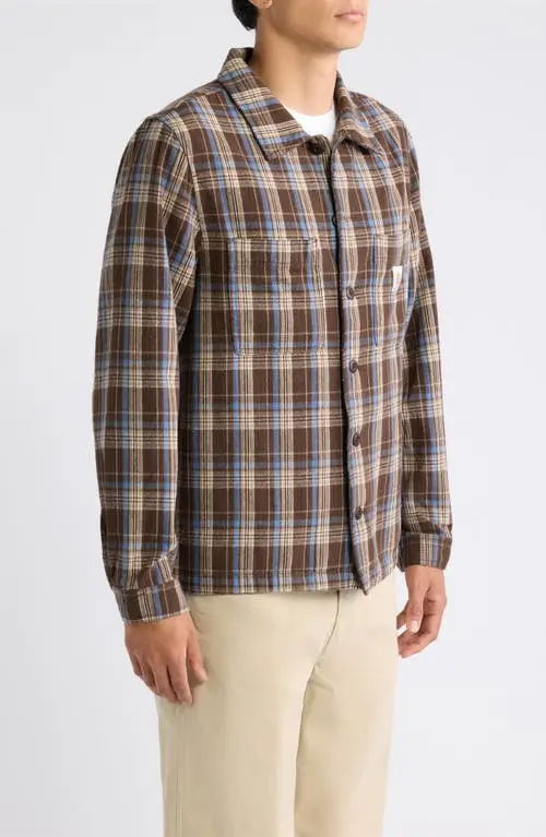 RHYTHM Alex Check Long Sleeve Button Up Shirt